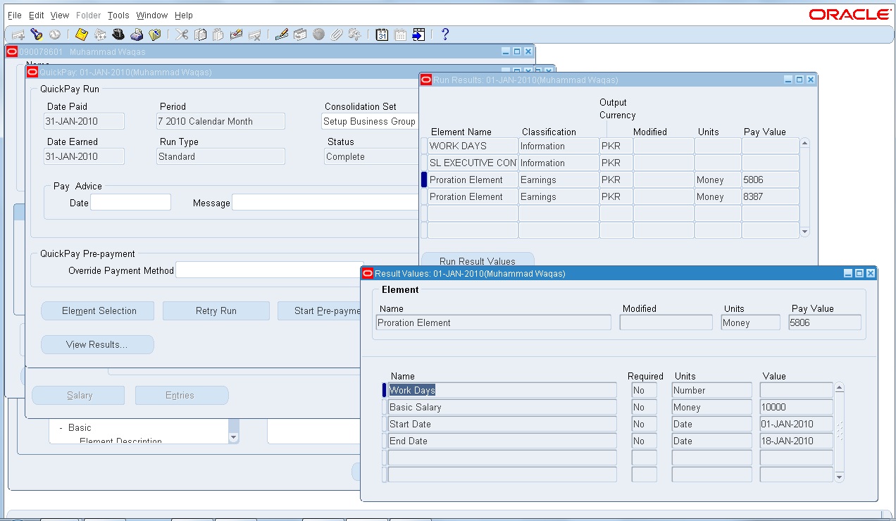 My Oracle World: Proration formula in Oracle HRMS Payroll My Oracle World: Proration formula in Oracle HRMS Payroll