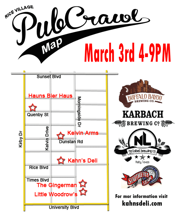 All Good Beer Rice Village Pub Crawl Featuring Four Houston Breweries all-good-beer-rice-village-pub-crawl-featuring-four-houston-breweries