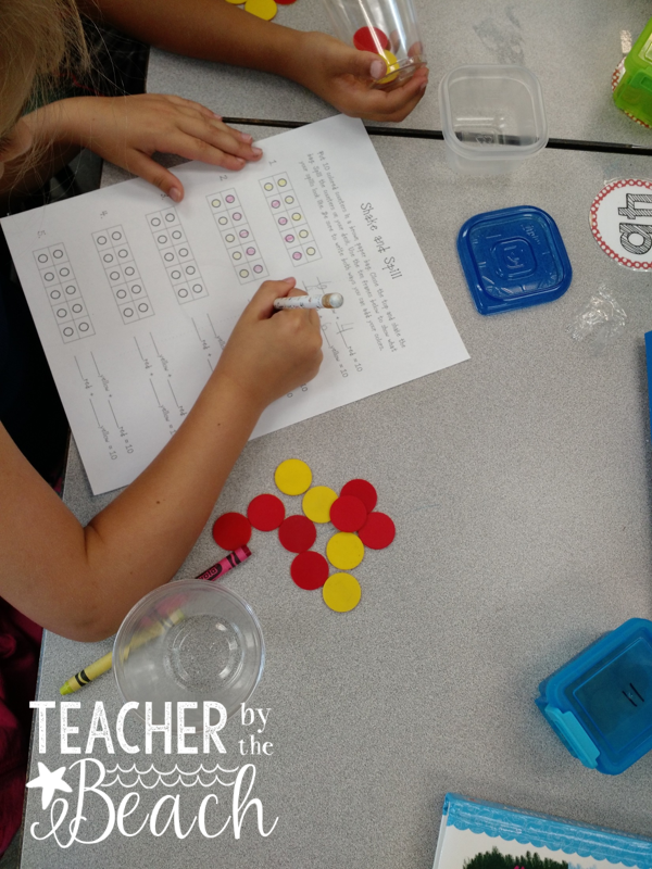 Ten Frame Adding - Teacher by the Beach