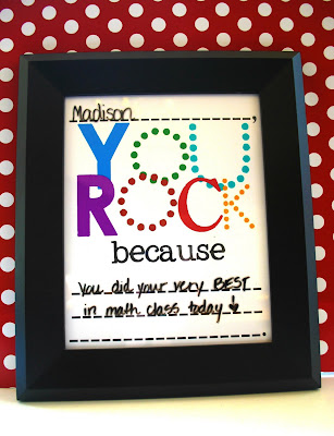 Sweet Blessings: You ROCK because......