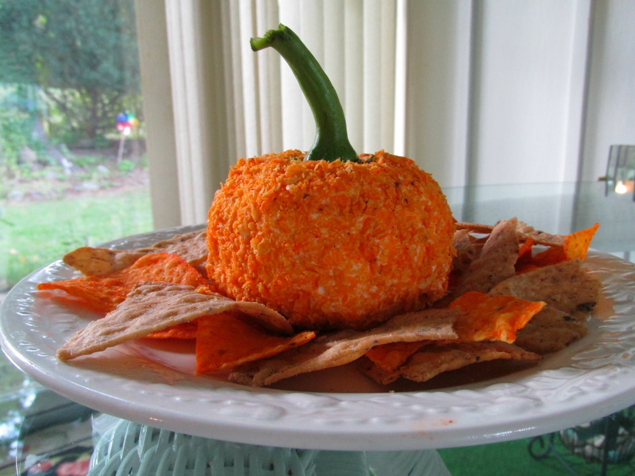 Easy Pumpkin Cheeseball Crafts A La Mode easy-pumpkin-cheeseball-crafts-a-la-mode