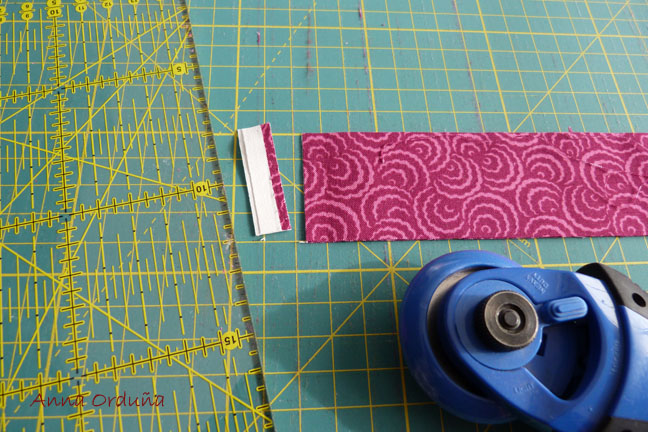 Anna Orduña - Mi Rincón de Patchwork: Tutorial: Bies simple para Quilts rectos