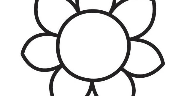 Big Flower Coloring Pages - Flower Coloring Page
