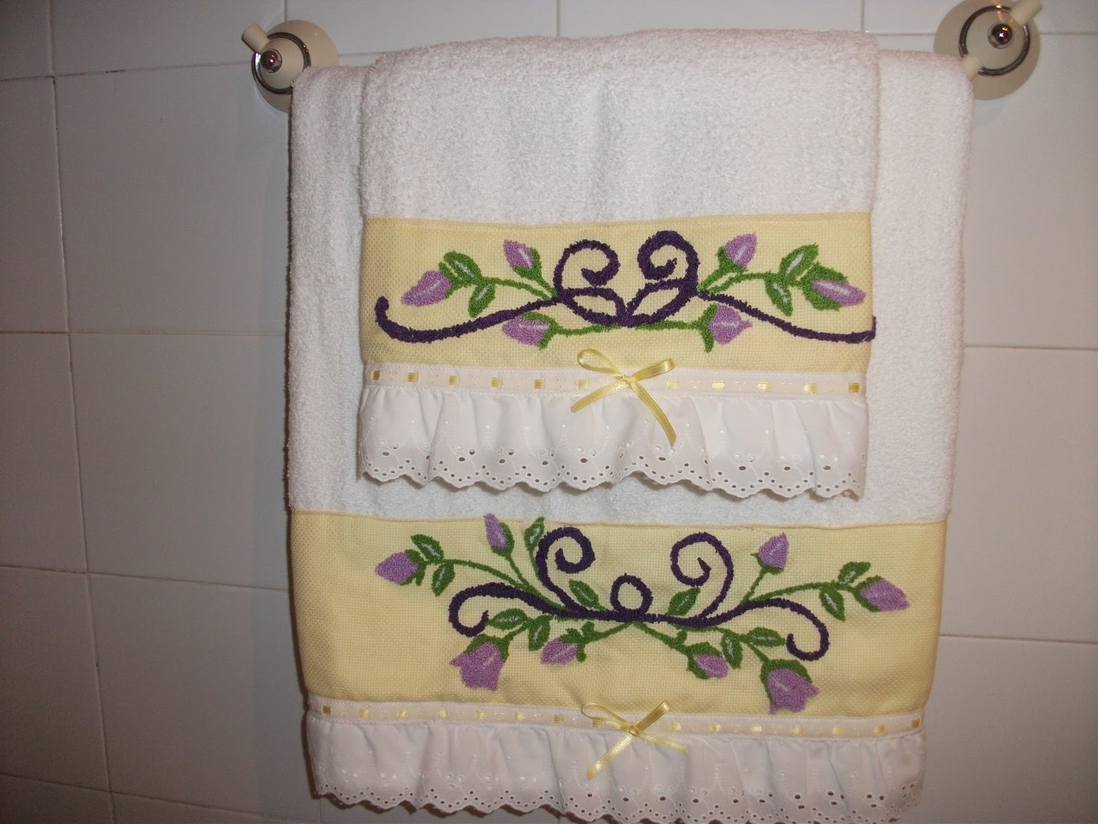 Toallas decoradas en patchwork - Imagui