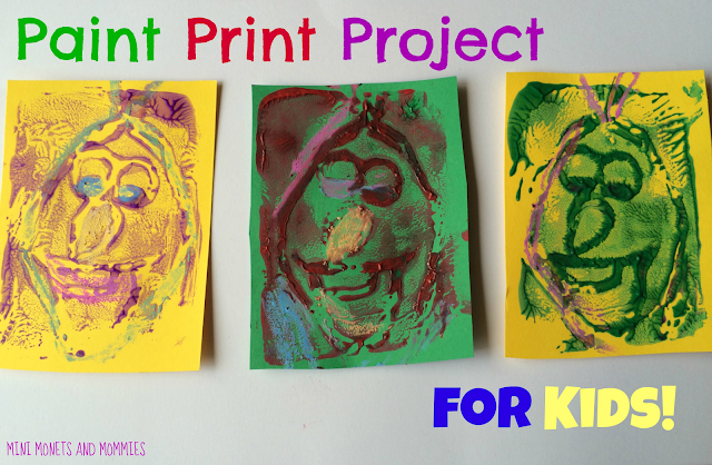 Mini Monets and Mommies: Andy Warhol Print-Making Art Activity for Kids