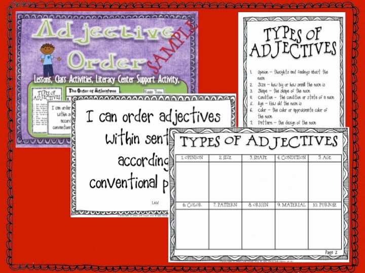 Literacy Loves Company: Ordering Adjectives and a Skull