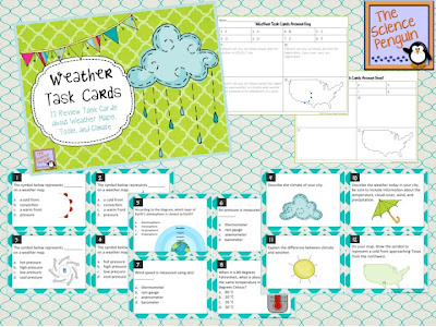 Weather Task Cards