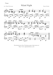 Easy Sheet Music For Beginners: Free intermediate Christmas piano sheet ...