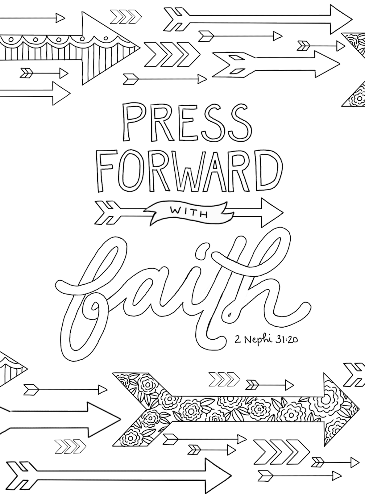 Coloring Pages Of Faith