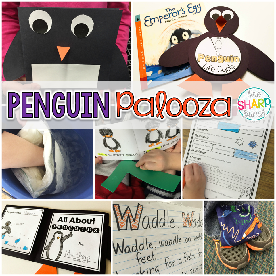 Penguin Activities in Kindergarten - One Sharp Bunch