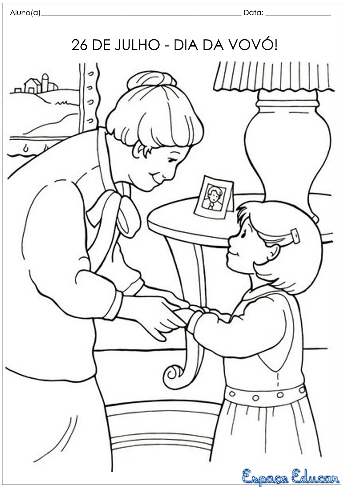 ESPAÇO EDUCAR: Atividades para o dia da vovó! ESPAÇO EDUCAR: Atividades para o dia da vovó!
