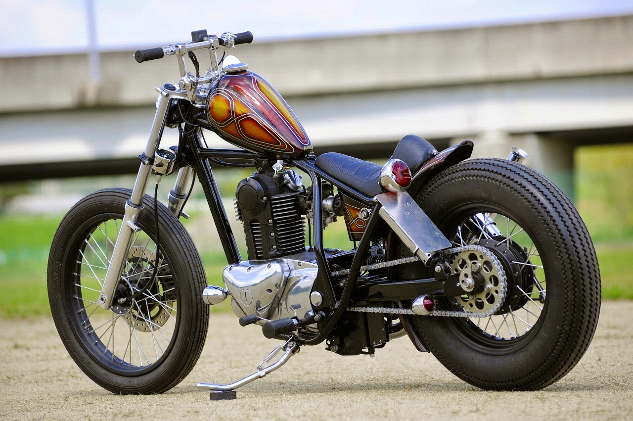 Hell Kustom : Kawasaki 250TR By Flakes Motorcycle