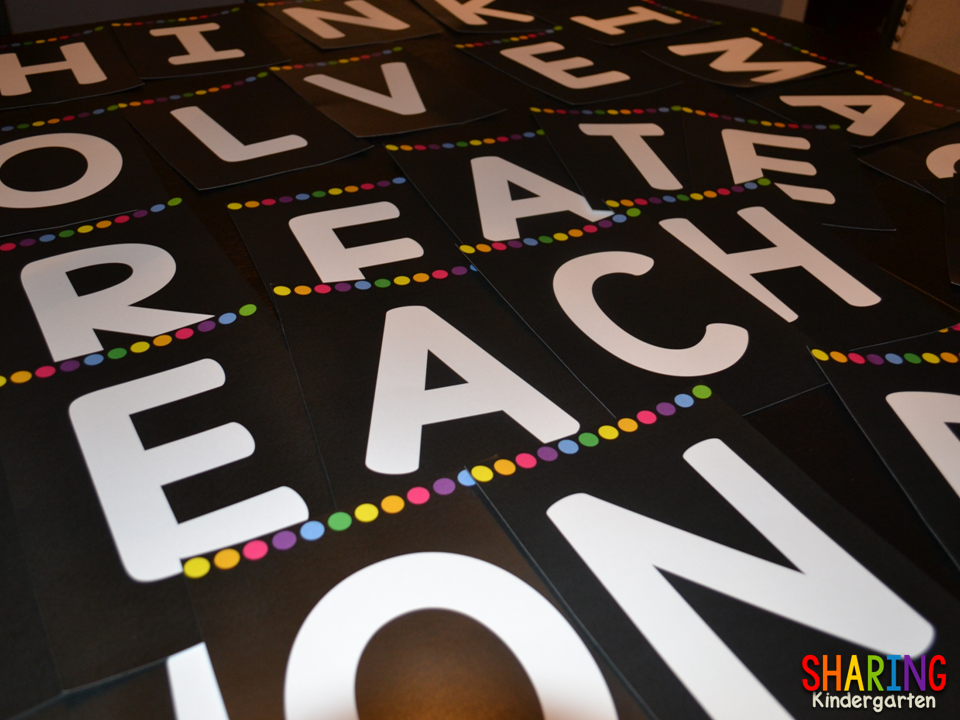 How to Make a Classroom Banner - Sharing Kindergarten