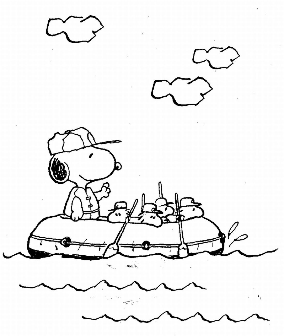snoopy – Colorear Dibujos