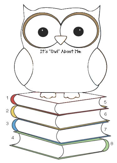It's "Owl" About Me Writing Prompt Craftivity - Classroom Freebies