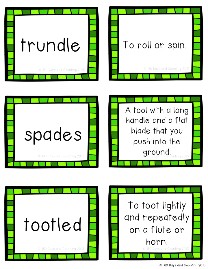 180 Days and Counting: That's What Leprechauns Do part 1 (vocabulary ...