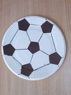 Preschool Crafts for Kids*: Paper Plate Soccer Ball Sports Craft