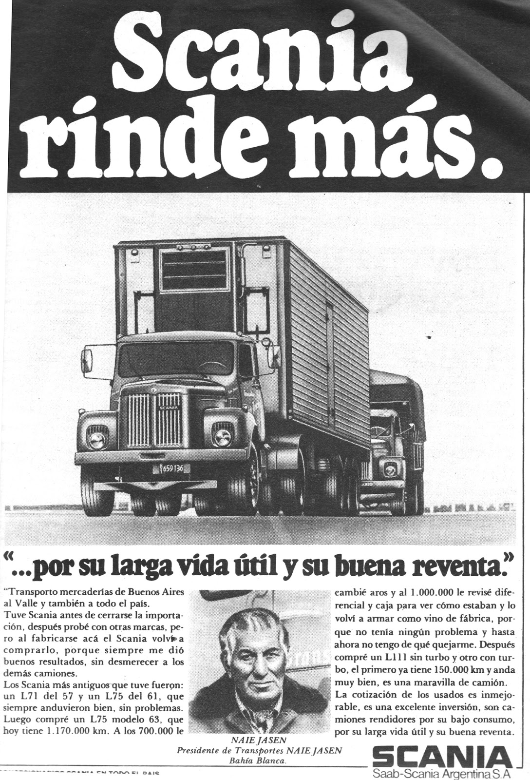 Camión Argentino: Scania L/LT 111 Camión Argentino: Scania L/LT 111