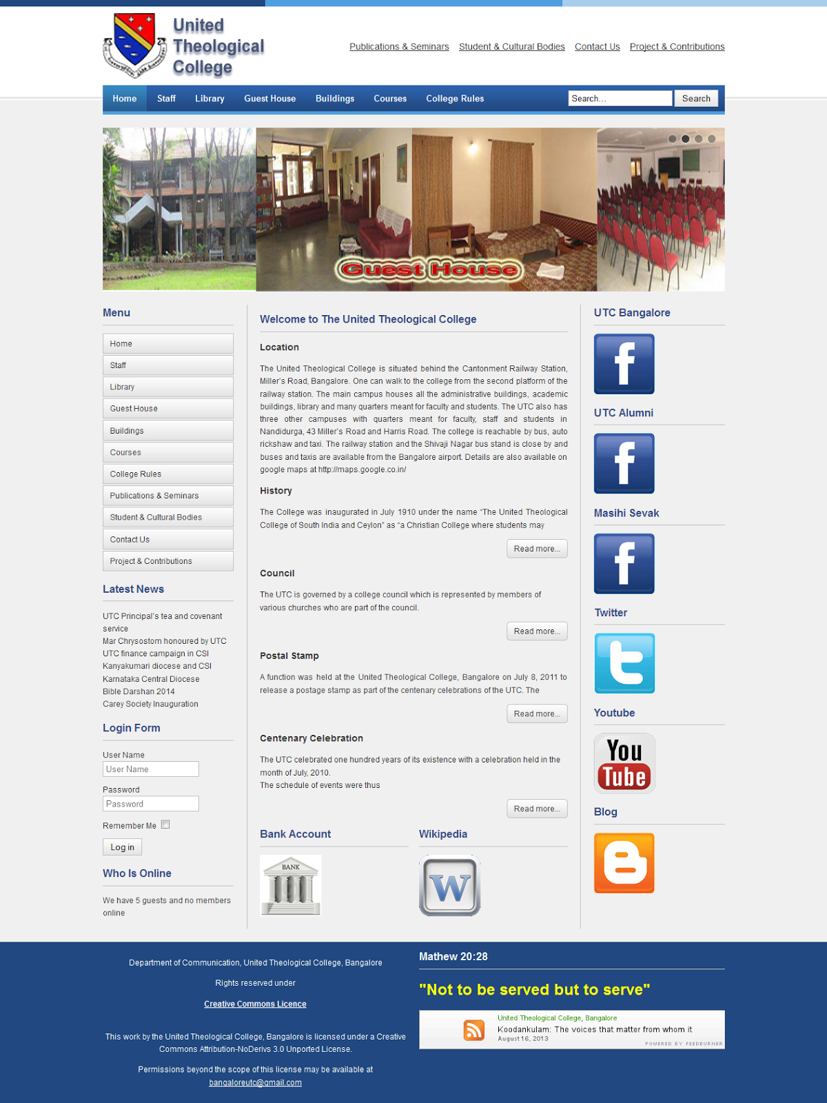 United Theological College Bangalore New Website For UTC united-theological-college-bangalore-new-website-for-utc