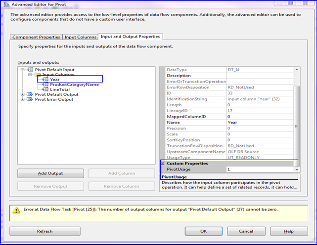 Pivot Transform in SSIS Pivot Transform in SSIS
