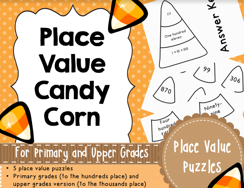 Candy Corn Place Value