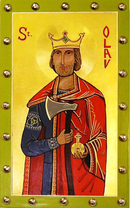 Keith E.O. Homstad Icons: St. Olav of Norway