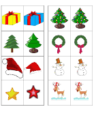 Same/Different Christmas Sort (printable) - The Activity Mom