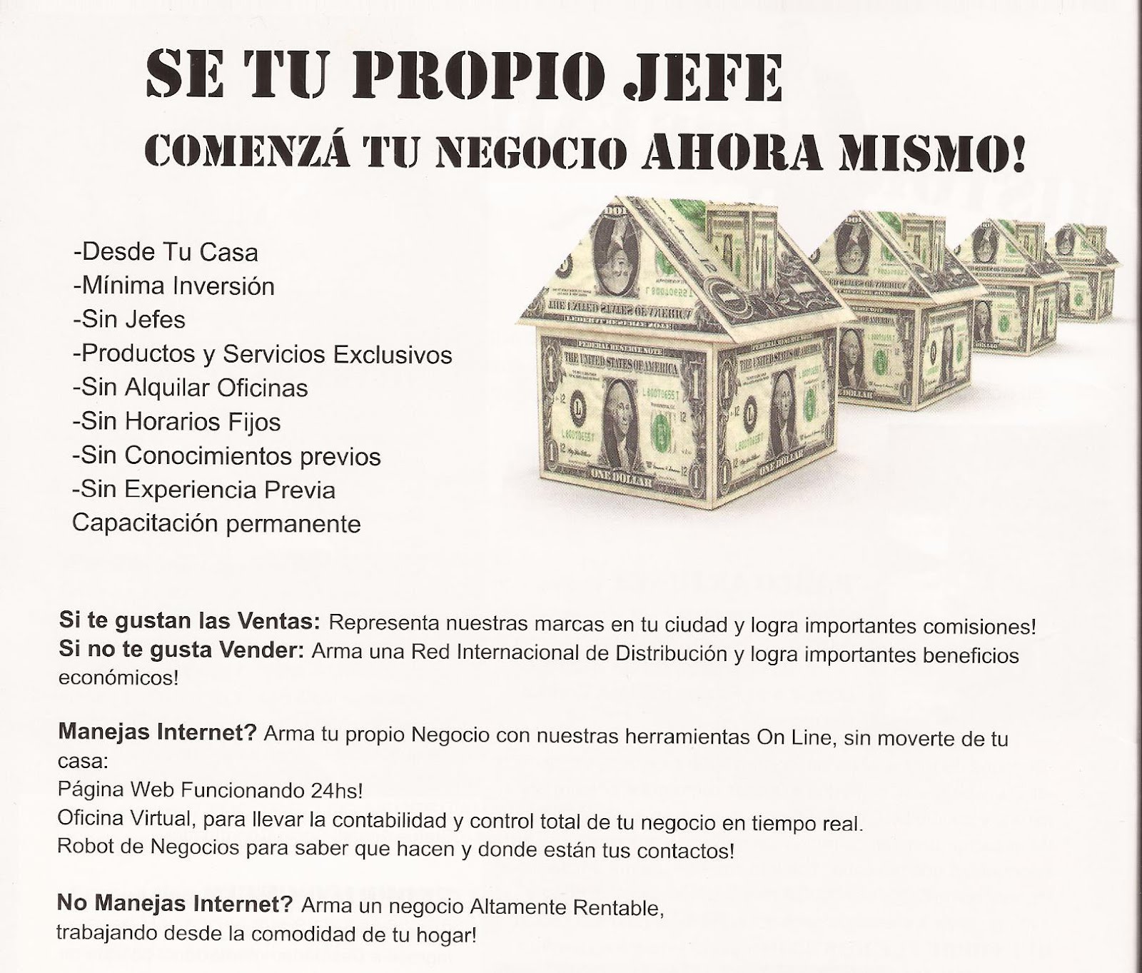¡OPORTUNIDAD DE NEGOCIOS POR INTERNET!: UN NEGOCIO SIN RIESGOS.....! ¡OPORTUNIDAD DE NEGOCIOS POR INTERNET!: UN NEGOCIO SIN RIESGOS.....!