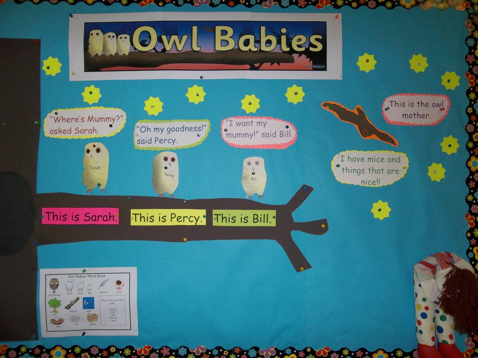 Ms. Flaherty's class - Senior Infants: The Owl babies