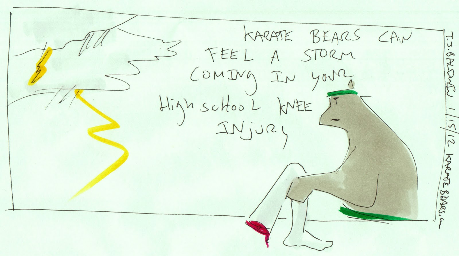 Karate Bears That Old Trick Knee karate-bears-that-old-trick-knee