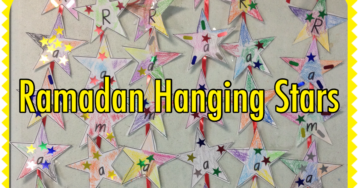 ILMA Education: How to Make a Ramadan Hanging Stars Mobile Decoration