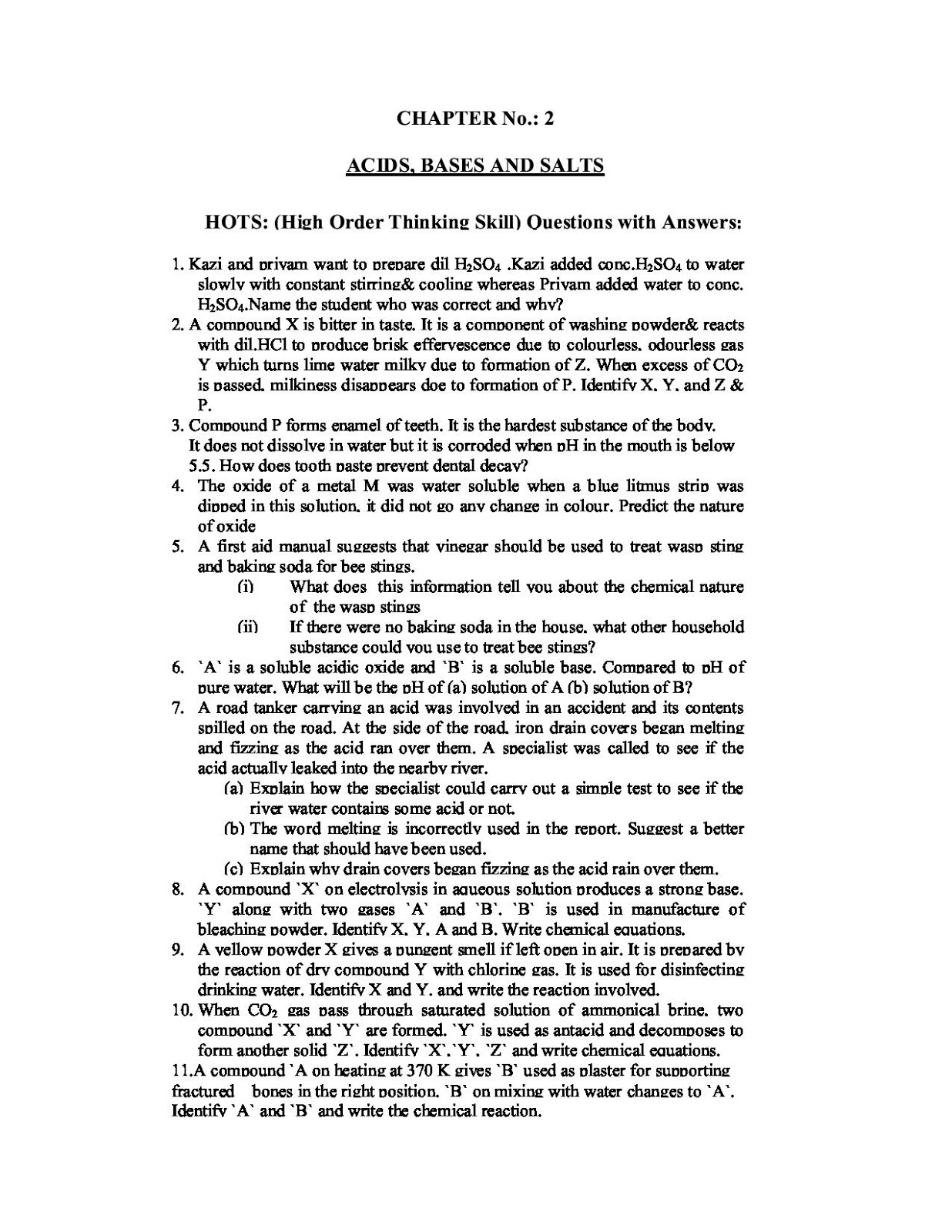Steps Towards Learning 100 Important Questions For Chapter 2 Acids steps-towards-learning-100-important-questions-for-chapter-2-acids