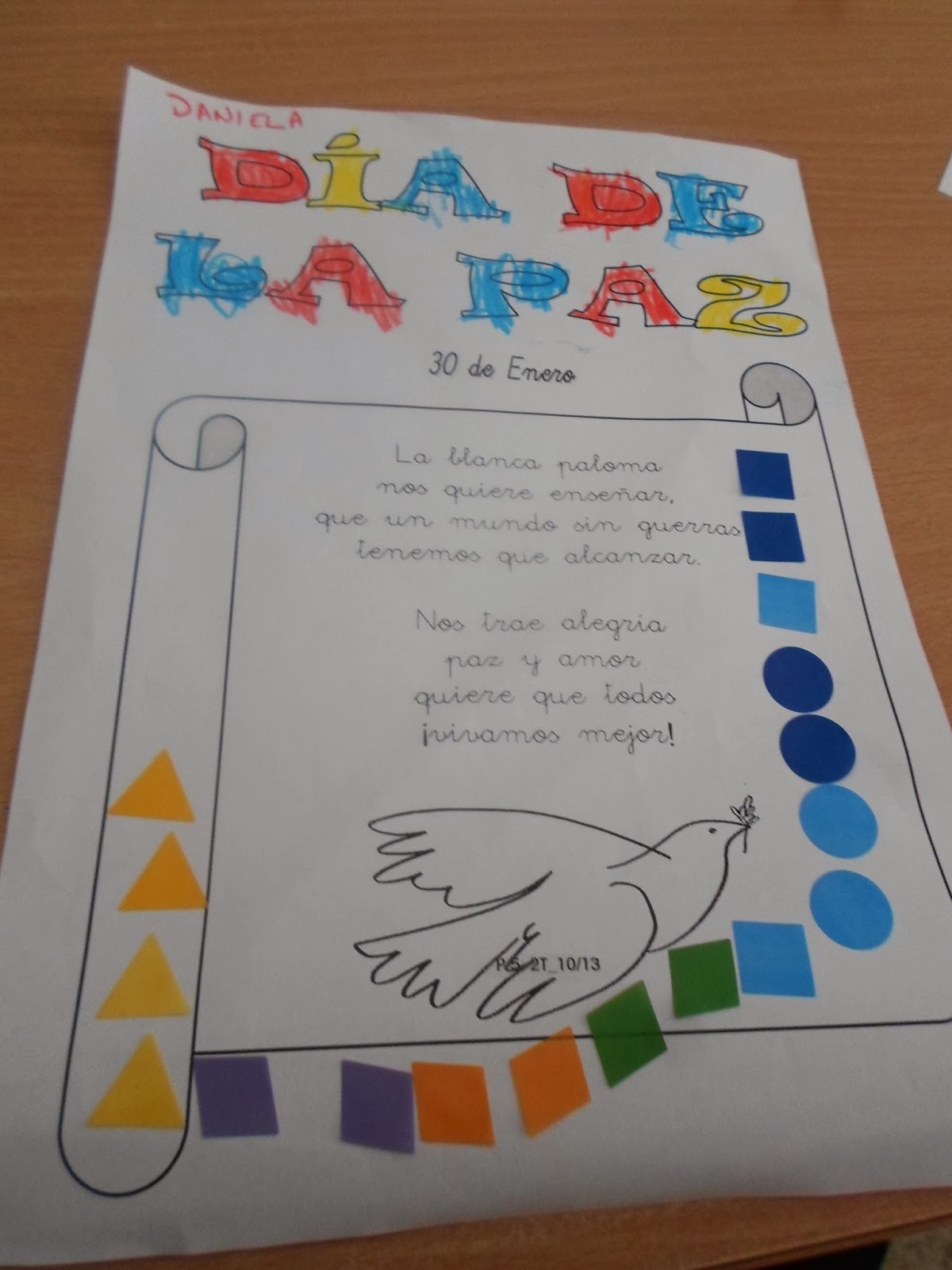 Infantil: SEMANA DE LA PAZ Infantil: SEMANA DE LA PAZ