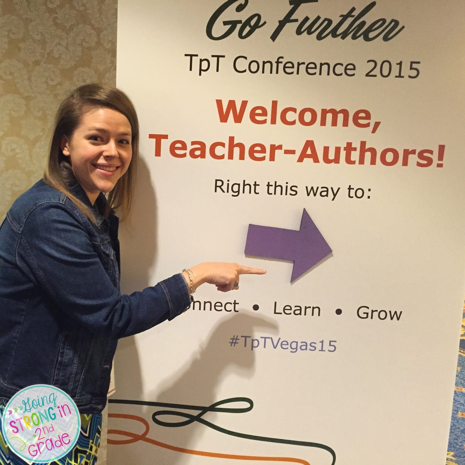 Going Strong in 2nd Grade: Viva Las Vegas! A TPT Conference Linky Party