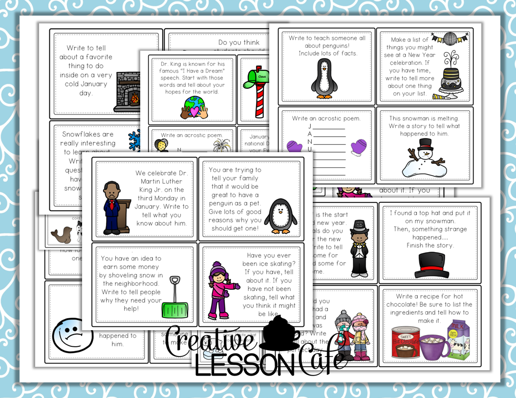 Creative Lesson Cafe January Writing Activities creative-lesson-cafe-january-writing-activities