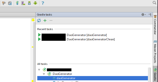 うめの記録帳: gradleでgreenDaoのdaoGeneratorを実装