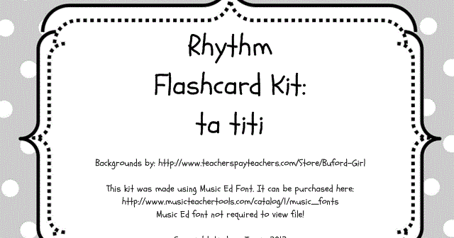 Kodaly Inspired Classroom: Rhythm Flashcard Kits
