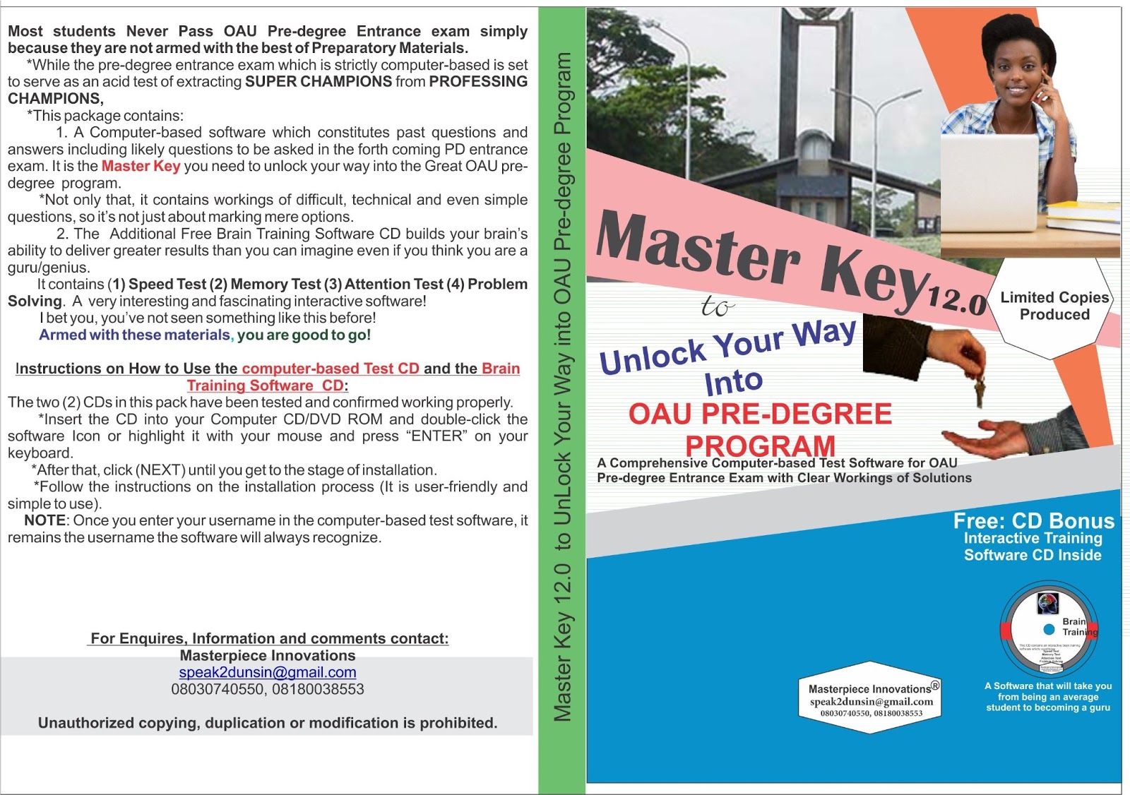OAU Pre Degree Past Questions And Answers 2013 oau-pre-degree-past-questions-and-answers-2013