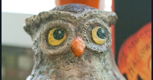 My Owl Barn: How to Make an Owl with Paper Mache and Clay