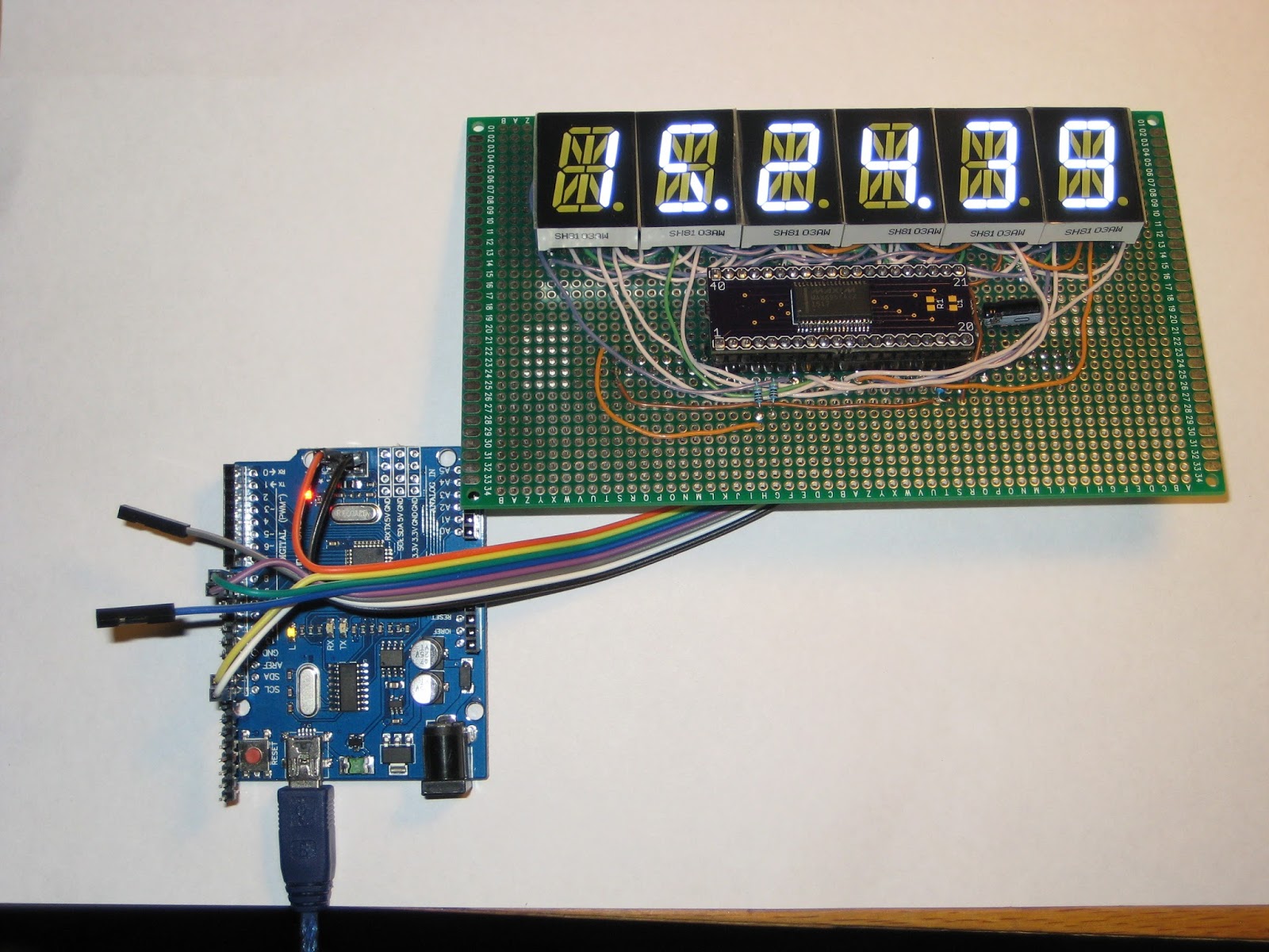 Using 16-segment displays - Displays - Arduino Forum Using 16-segment displays - Displays - Arduino Forum