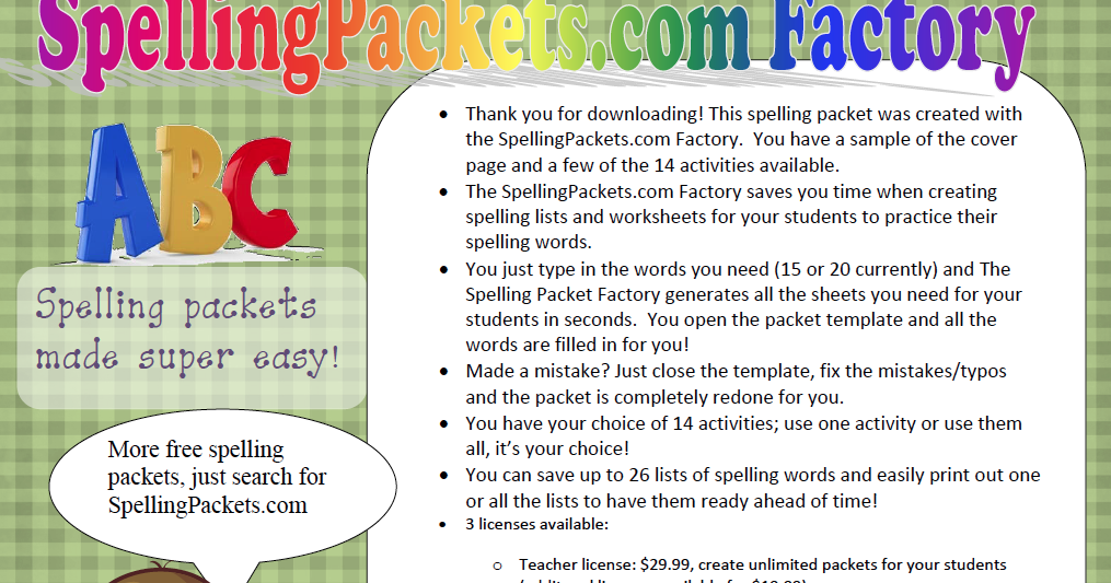 The Best of Teacher Entrepreneurs: FREE LANGUAGE ARTS LESSON ...