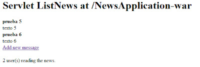 Curso de Java EE: Ejercicios de clase. Clase 10: aplicación web de noticias (EJB Message-Driven ...