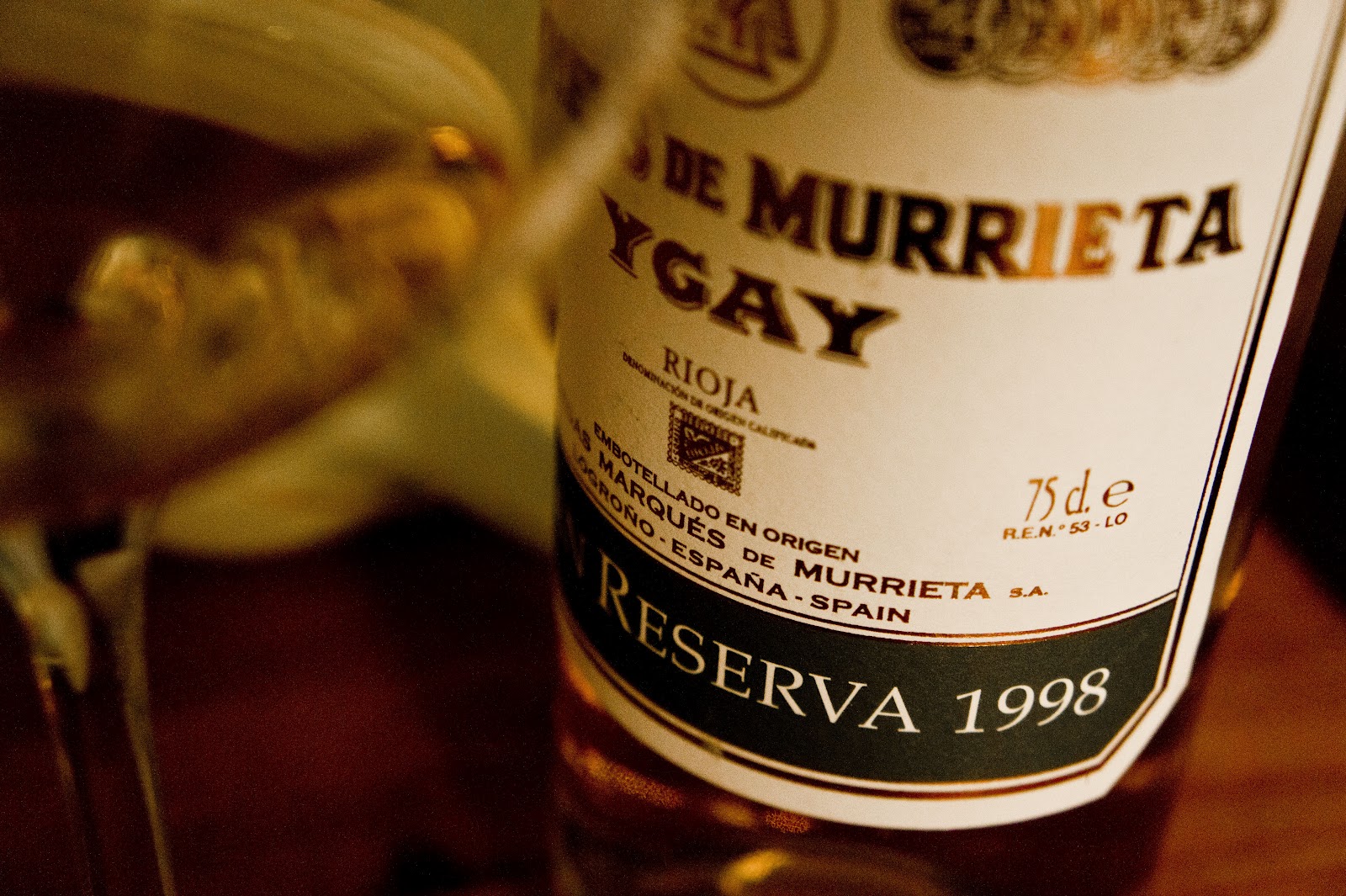 PUTELJEN!: 1998 Marqués de Murrieta Rioja Blanco Castillo Ygay Gran Reserva PUTELJEN!: 1998 Marqués de Murrieta Rioja Blanco Castillo Ygay Gran Reserva