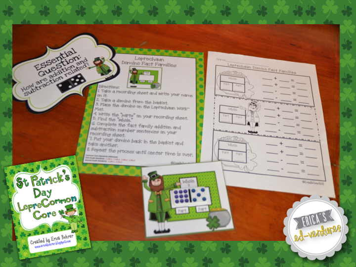 Celebrating St. Patrick’s Day in First Grade & a Freebie