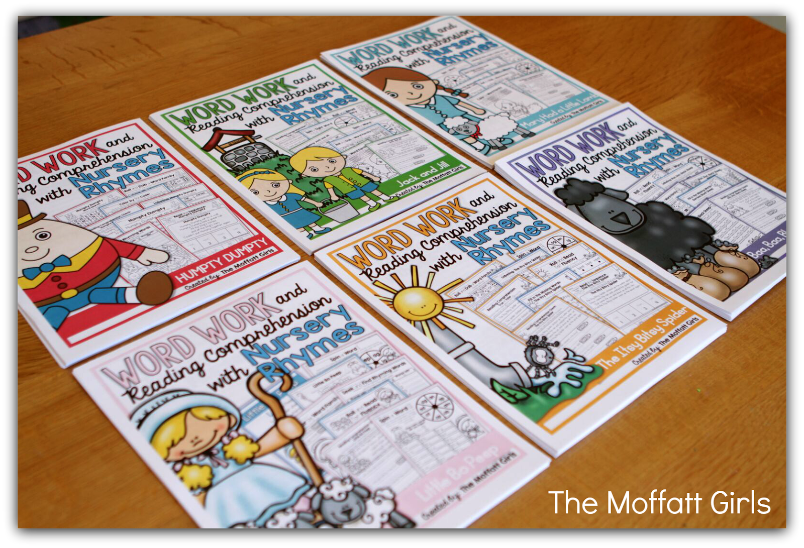 Teaching Word Work and Reading Comprehension through Nursery Rhymes!