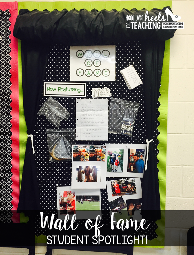 Head Over Heels For Teaching: Spark Student Motivation: Student Wall of ...