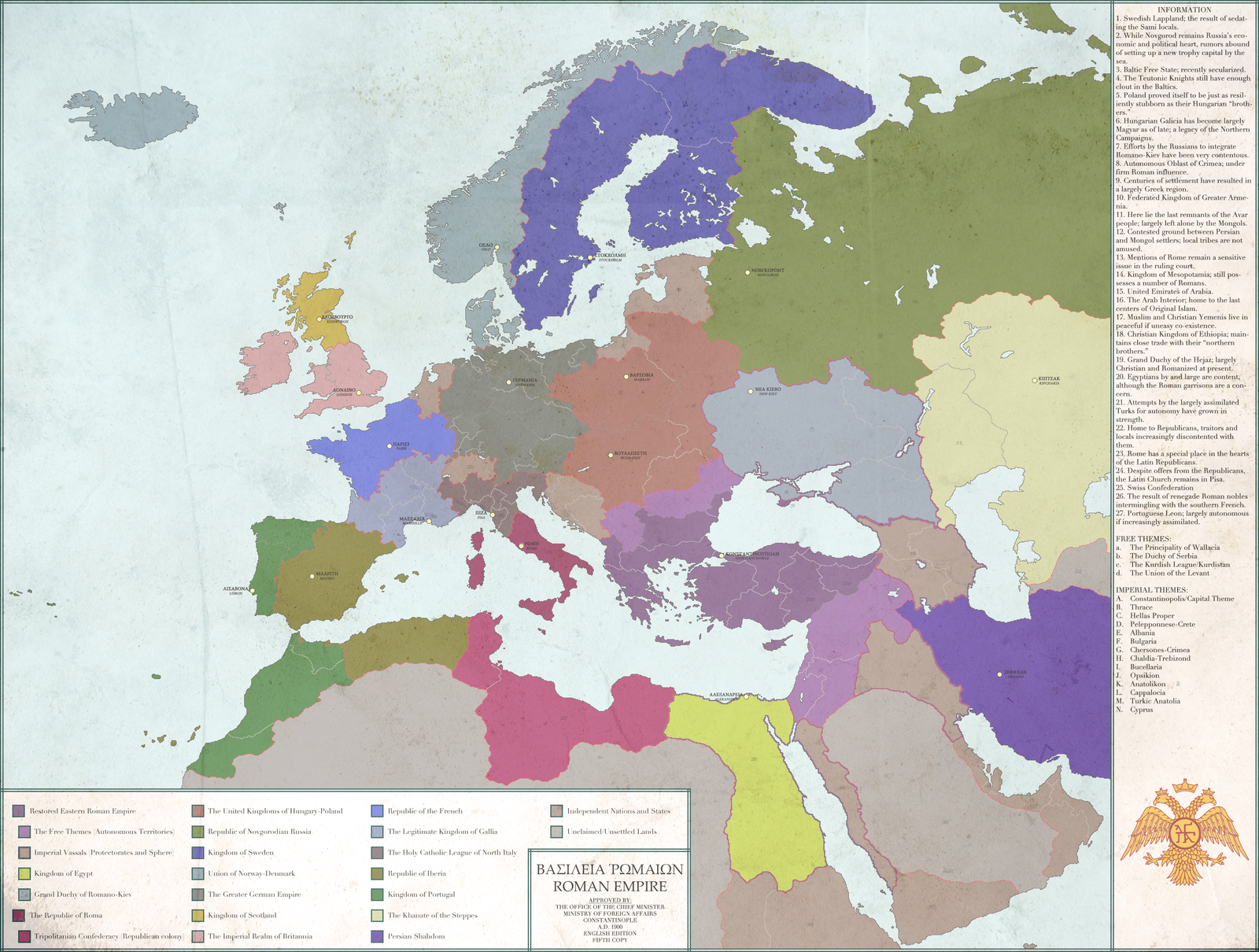Alternate History Weekly Update: Map Monday: The Restored Roman Empire ... Alternate History Weekly Update: Map Monday: The Restored Roman Empire ...