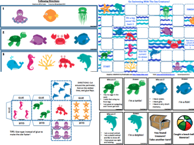 Summer Sea Creatures {Language Pack} | The Queen's Speech