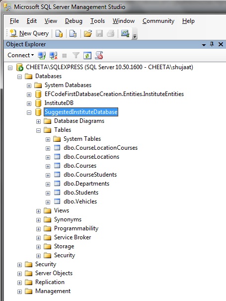 Muhammad Shujaat Siddiqi: Entity Framework Code First - Connection with Database