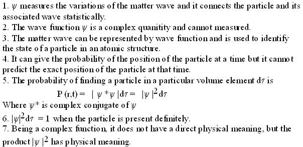 A "MEDIA TO GET" ALL DATAS IN ELECTRICAL SCIENCE...!!: Physical significance of the wave function